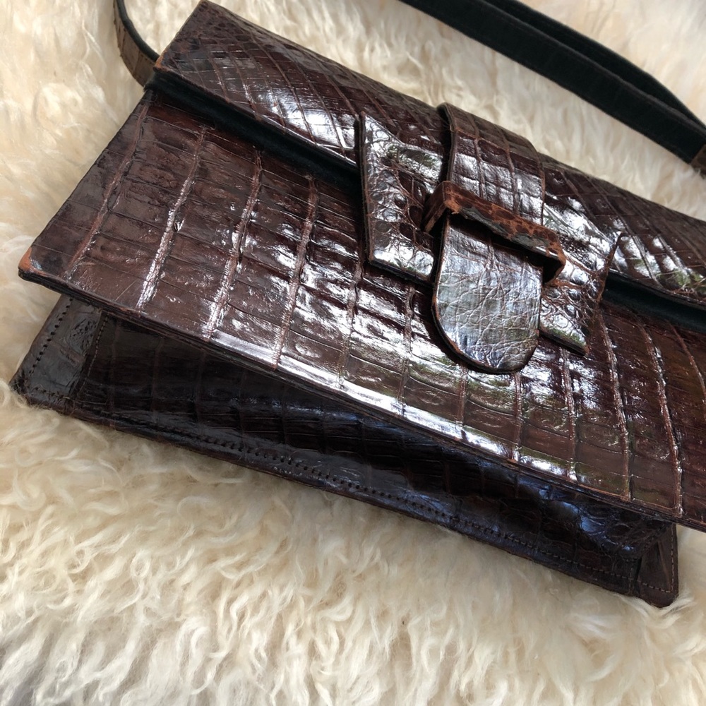 Vintage Alligator Purse - Gem